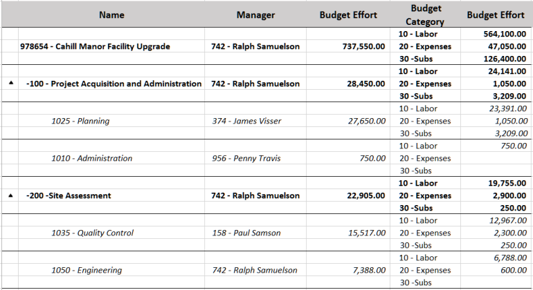 Project Budgeting Overview